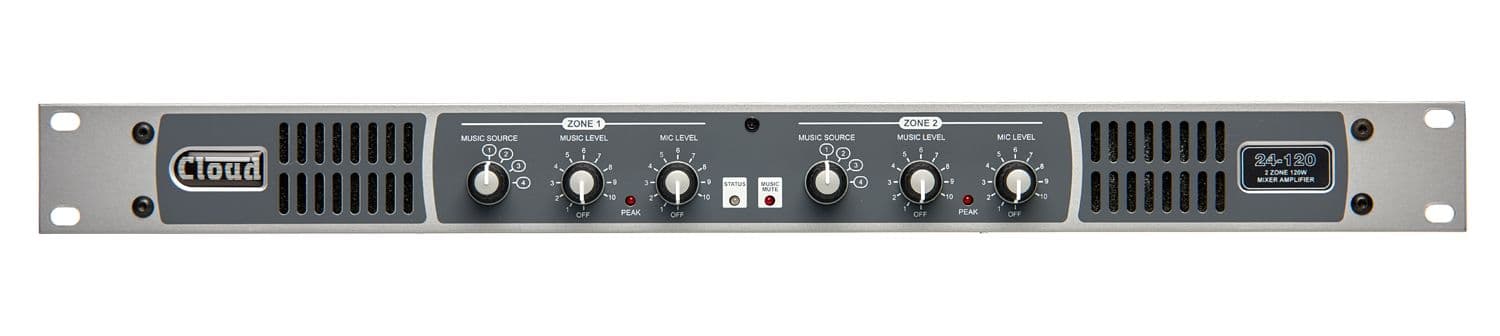 Cloud 24-120 2 Zone Integrated Mixer Amplifier, 2 x 120W | Audiologic