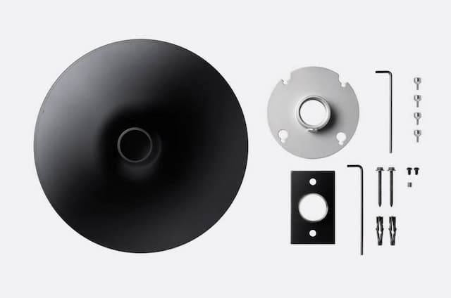 Shure A900B-R-PM Shure A900-R-PM Black Round Pole Mount | Audiologic