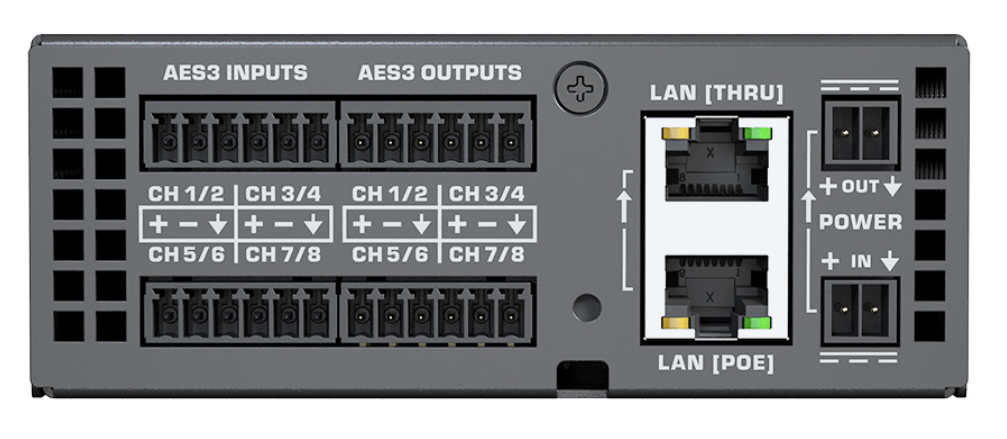 Q-SYS QIO-AES8x8 Q-SYS Peripheral expansion | Audiologic
