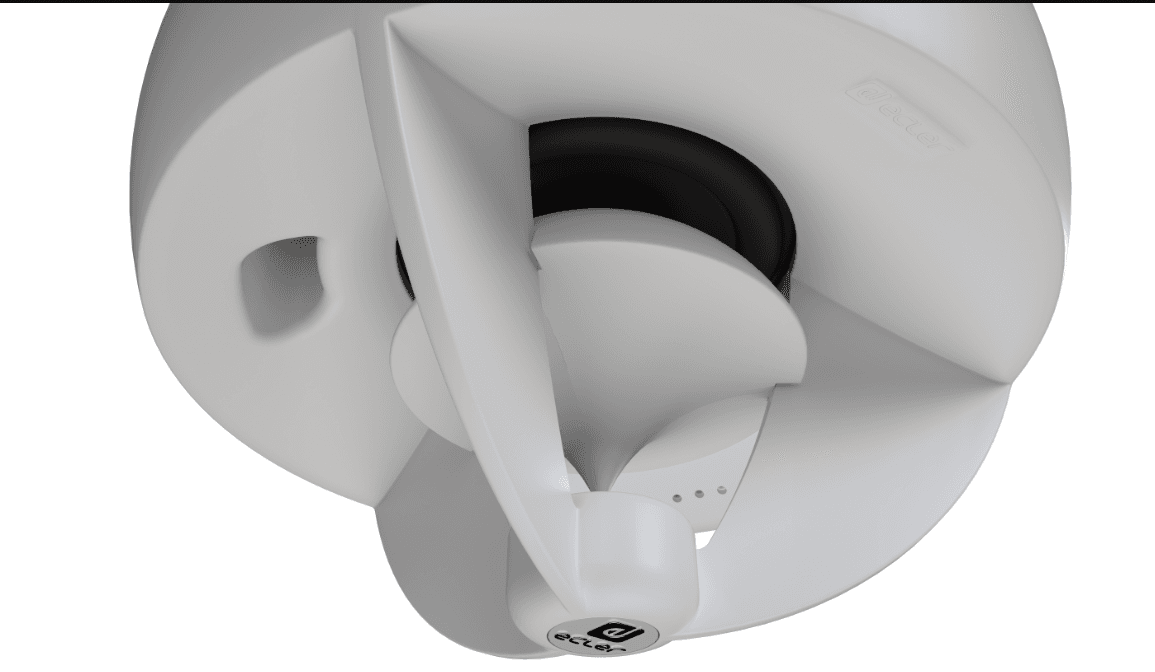 Ecler GLOBE5RM-WH Rail sphere speaker white | Audiologic