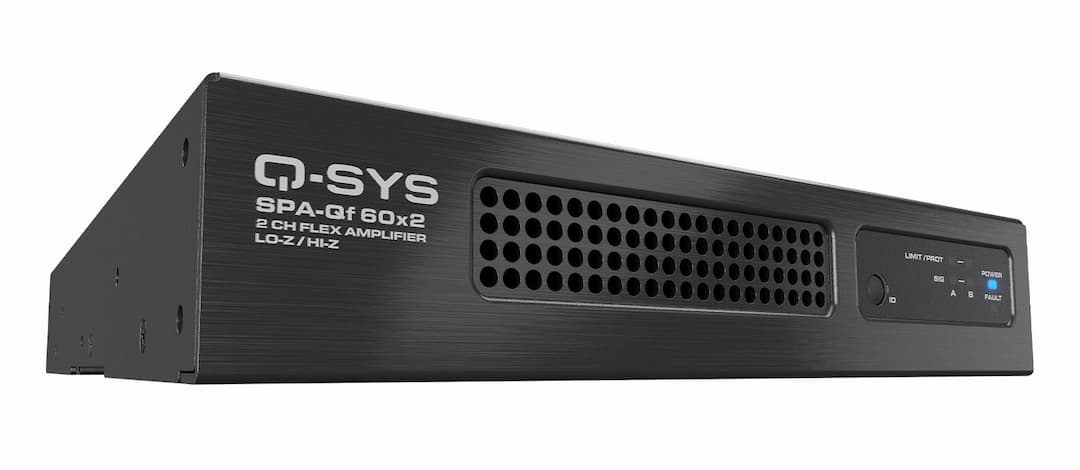 Q-SYS SPA-Qf 60x2 QSC SPA-Qf 60x2 2 Channel 60W @8/4 Ohm Amplifier ...