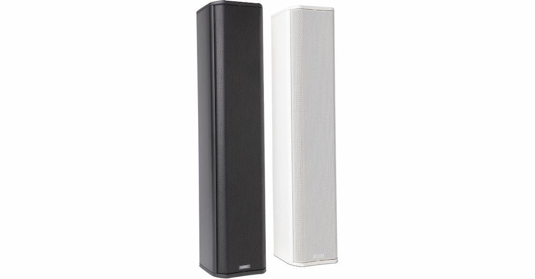 Q-SYS AD-S802TBK Column Surface Mount Loudspeaker (Black, Single ...