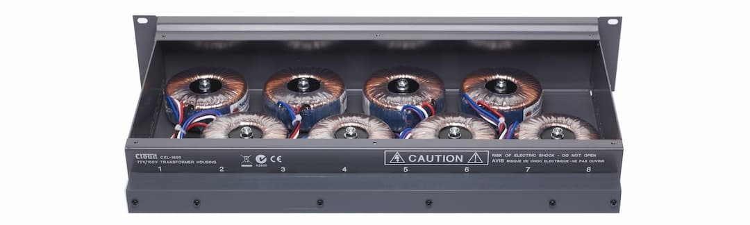 Cloud CXL-1600 Rack Mounting Housing for up to 8 Toroidal Transformers ...
