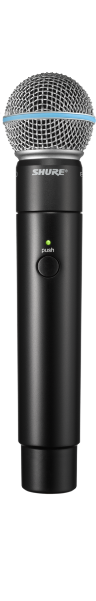 Shure MXW2/BETA58 Handheld Transmitter with Beta 58A Capsule | Audiologic