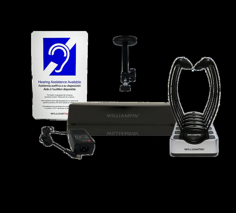 Williams AV IR SYS33-02 T3 Infrared System with Stethoset Receivers ...