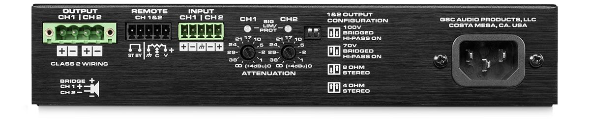 Q-SYS SPA2-60 EnergyStar Power Amplifier | Audiologic