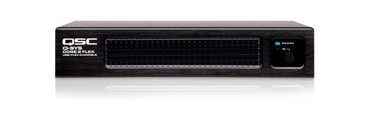 Q-SYS CORE 8 FLEX I/O Processor for AV Applications | Audiologic