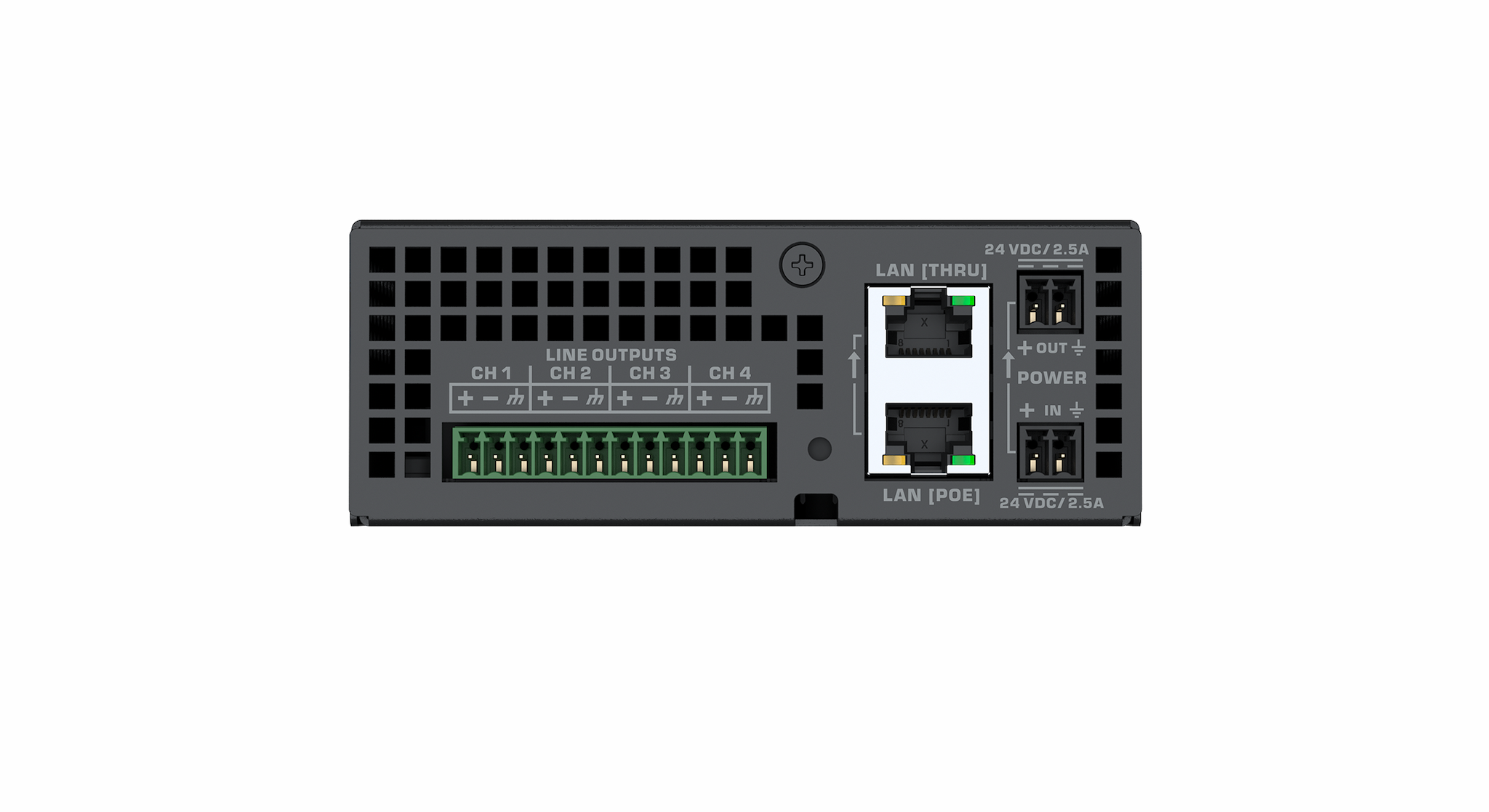 Q-SYS QIO-L4o Q-SYS Network Mic/Line I/O Expander | Audiologic