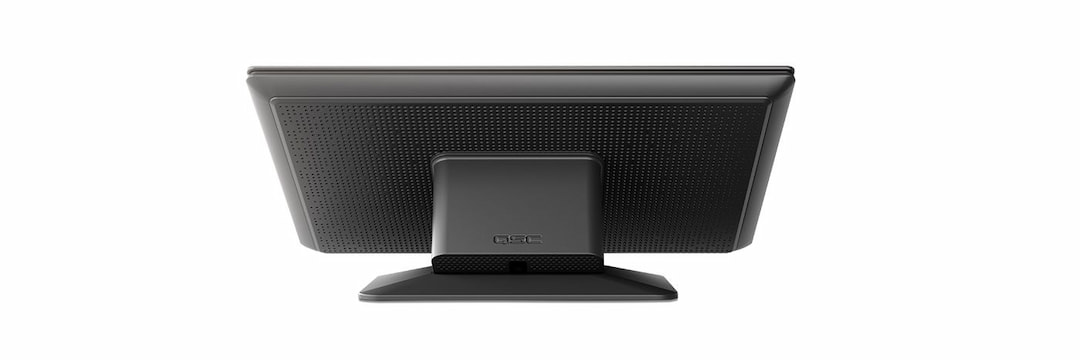 Q-SYS TSC-710t-G3 Touch Screen Table Top Mount | Audiologic