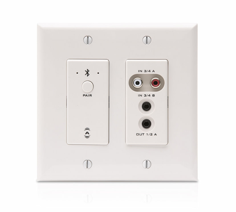 Attero Tech unD6IO-BT Dante™ Networked Audio Wall Plate | Audiologic